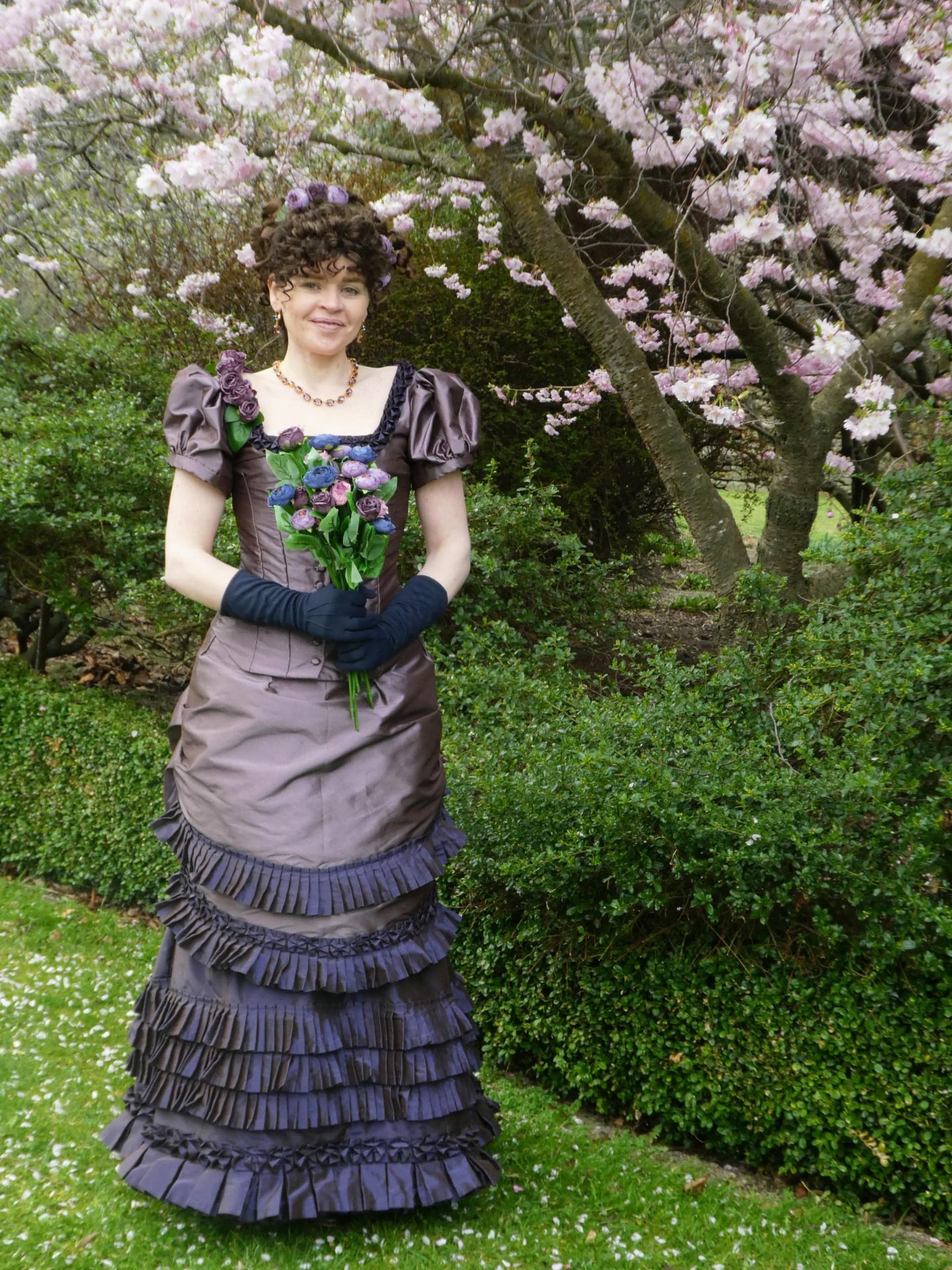 Blueberry Dress Photoshoot: Ball Dress Edition – Miss Temby
