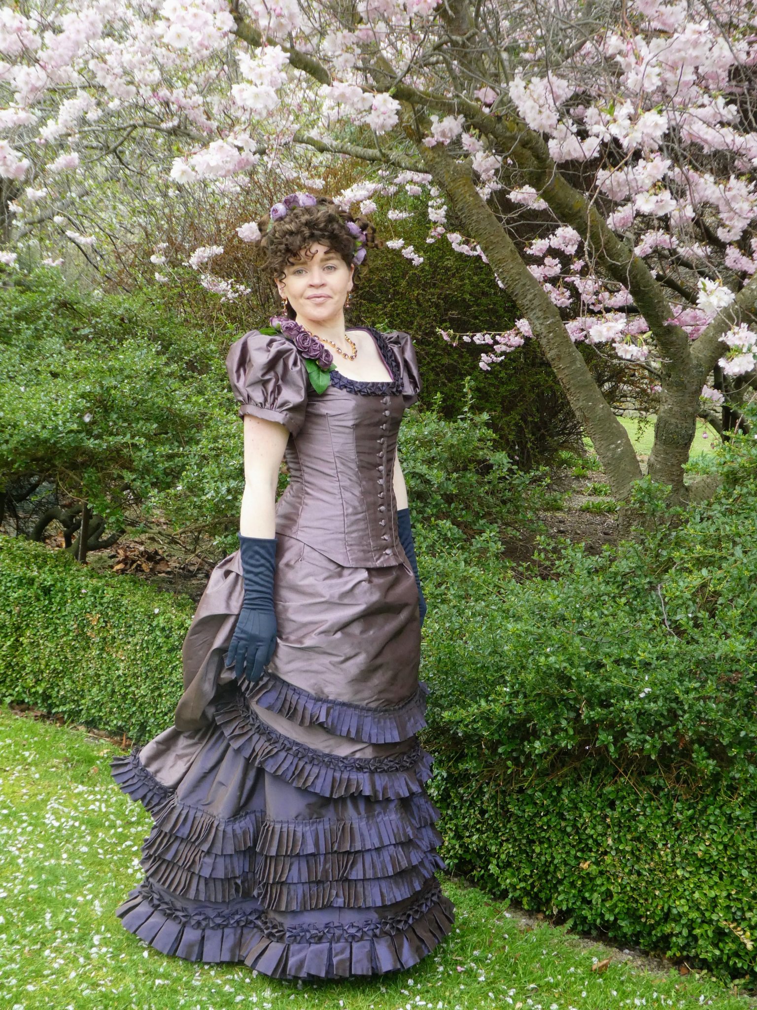 Blueberry Dress Photoshoot: Ball Dress Edition – Miss Temby